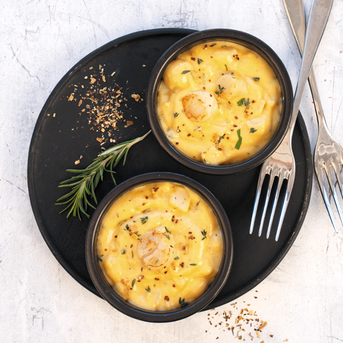 2 Cassolettes St Jacques curry