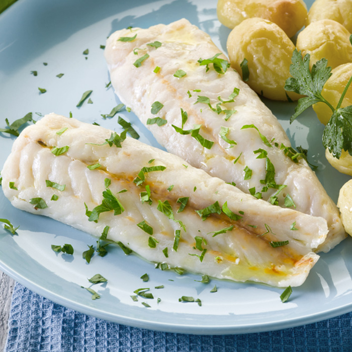 Filets colin d'Alaska meunière