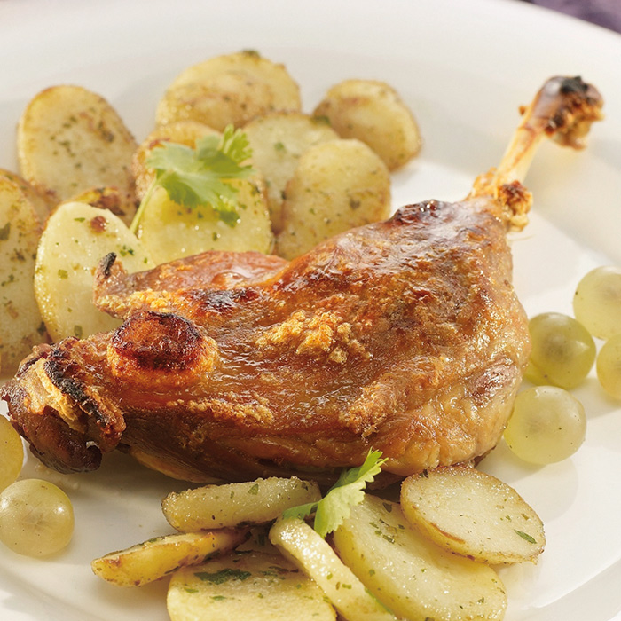 2 Cuisses de canard confit