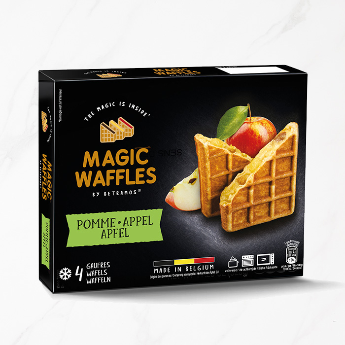 4 Gaufres Magic waffle pomme