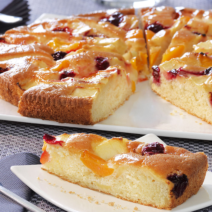 Moelleux aux fruits 12 parts