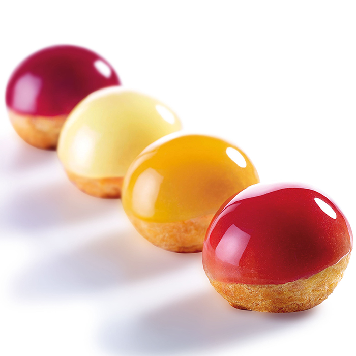48 Mini choux bulles de fruits