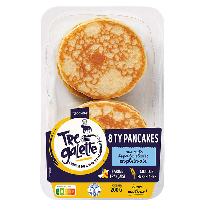 8 Pancakes sucrés